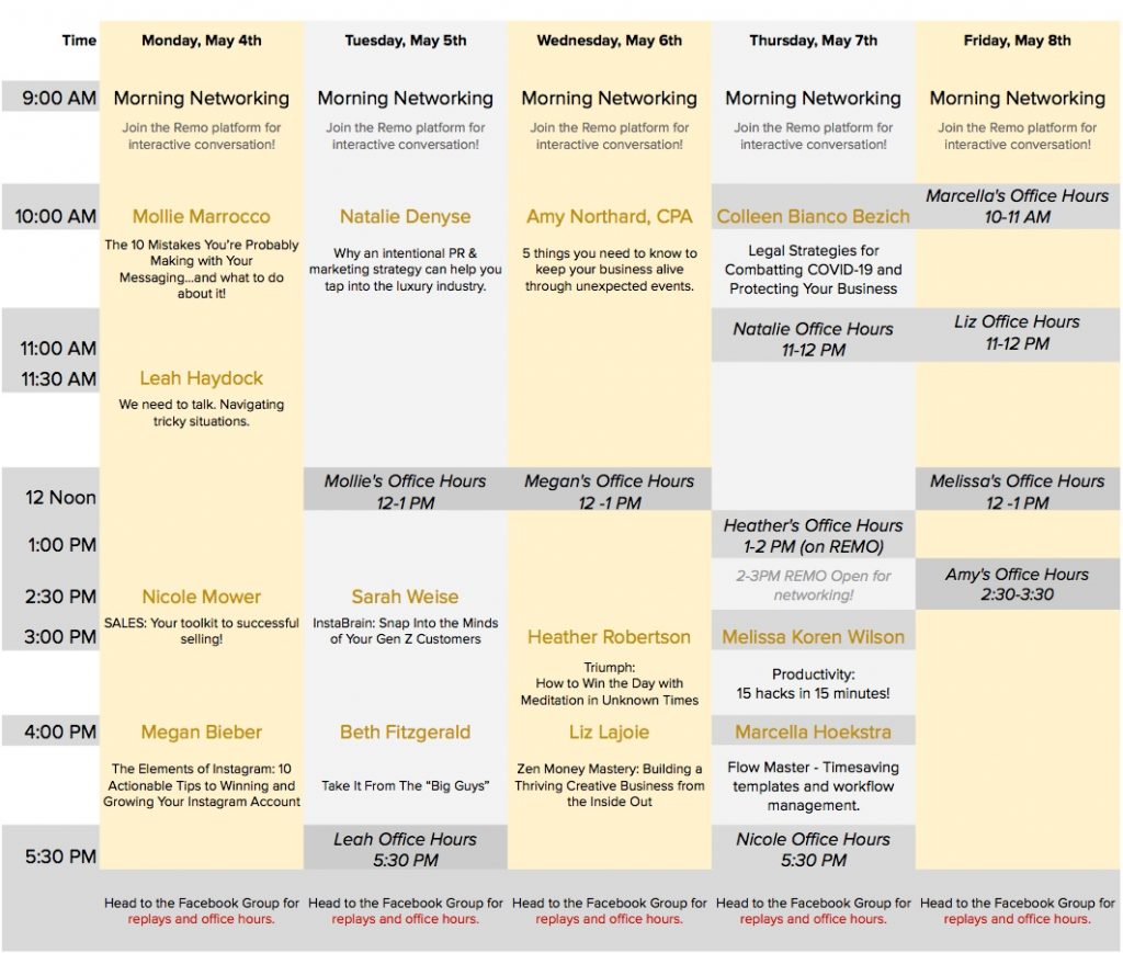 2020 Details | Relevant Workshop