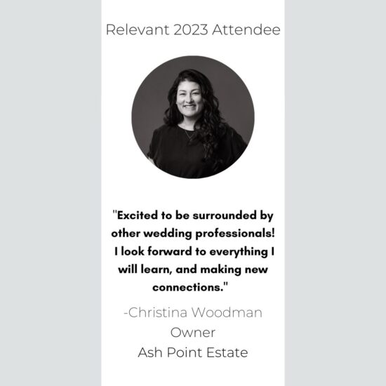 ChristineWoodman | Relevant Workshop